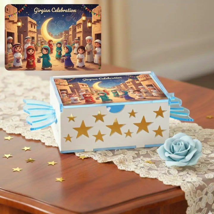 Custom Printed Acrylic Gift Boxes for Girgian and Ramadan – Karyan Art ...