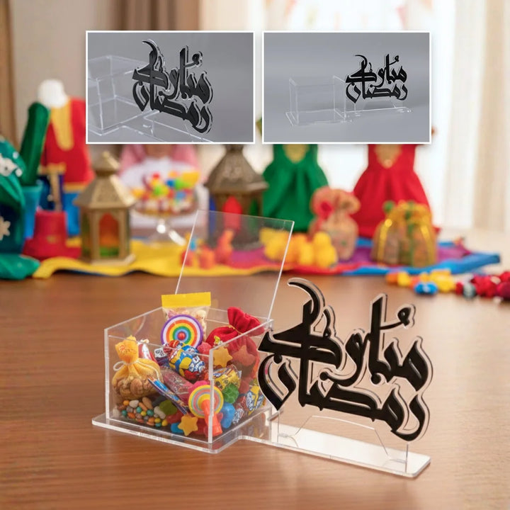 Ramadan Mubarak Acrylic Tray in Kuwait – Karyan Art | كاريان أرت